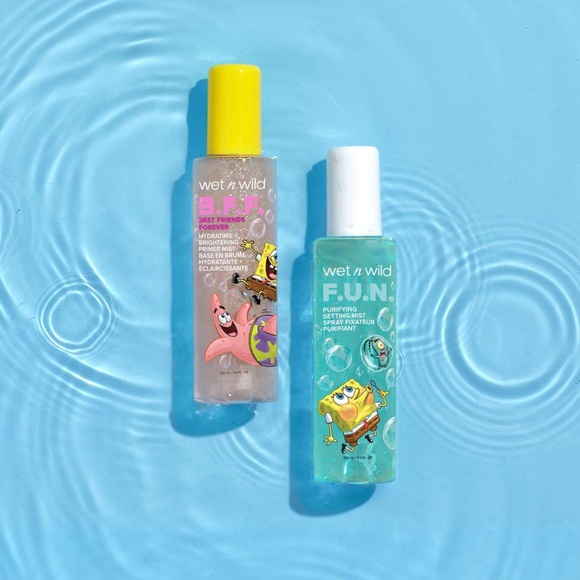wet n wild | Makeup | Wet N Wild Limited Edition Spongebob Collection Setting Spray Primer Mist ...